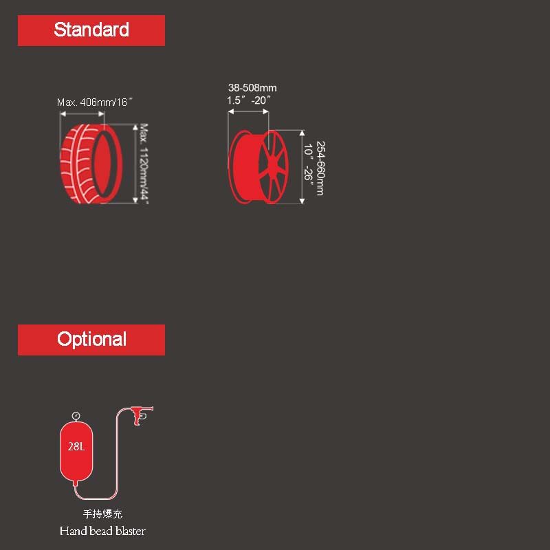 Vehicle Tire Changing Machine - V9110 - RoadBuck